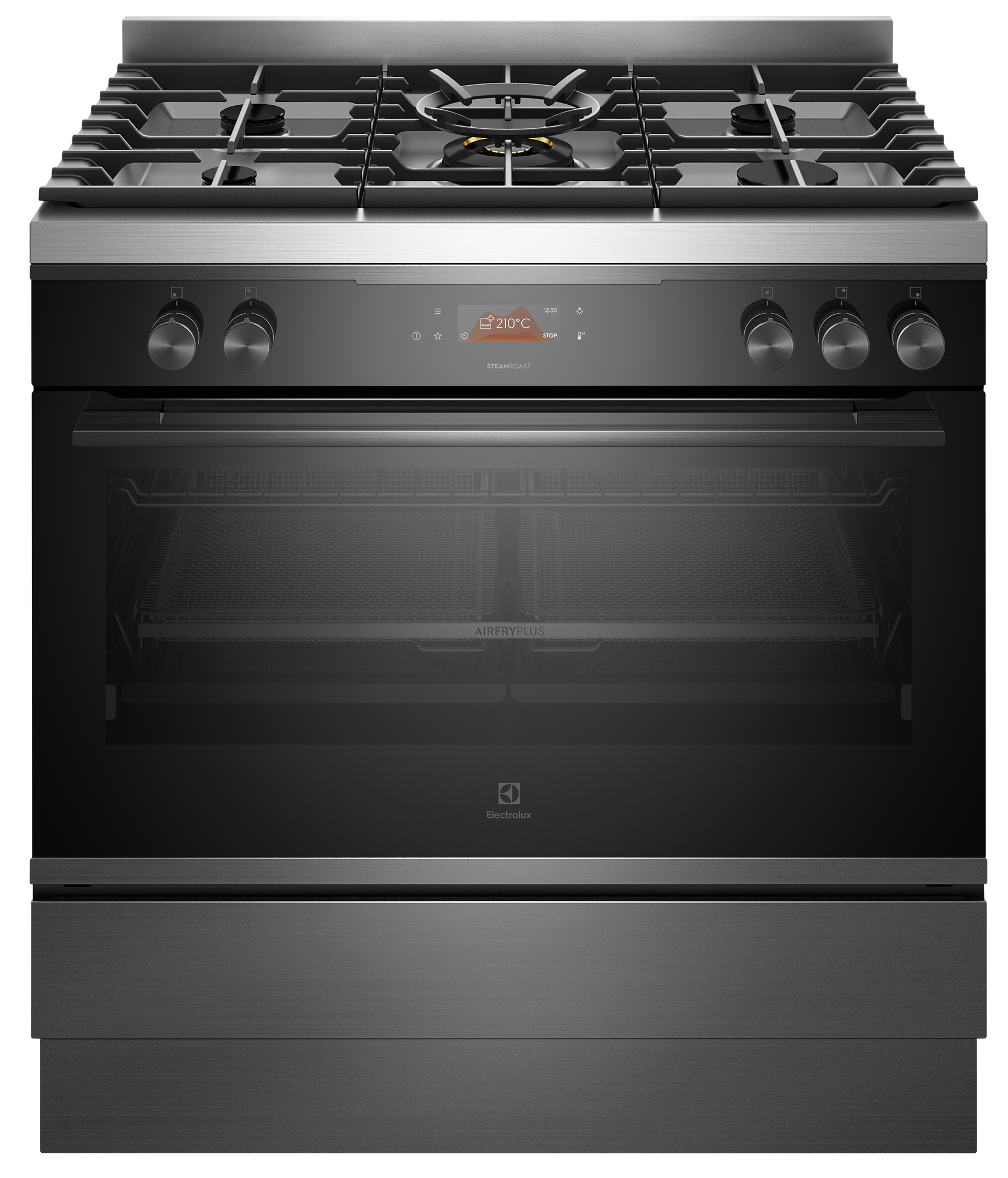 90cm UltimateTaste 900 freestanding electric oven with gas cooktop ...